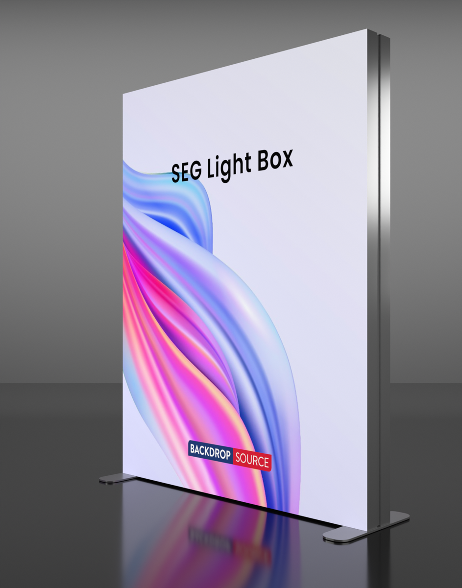 13ft High SEG Oversize LED Light Box – Towering Backlit Display | Canada – Backdropsource Canada