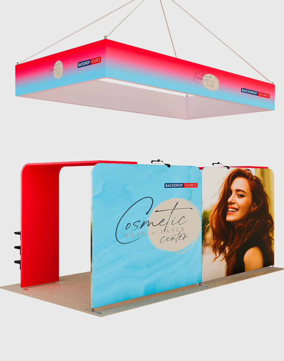 10x20 Portable Exhibit Display – Model 15 | Custom Trade Show Display ...