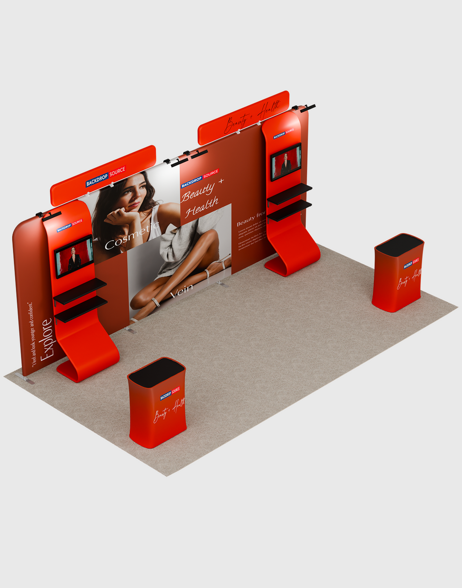 10x20 Portable Exhibit Display – Model 12 | Trade Show Booth Canada ...