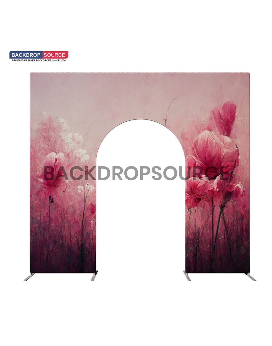 Welcome Arch Stand | Print Your Own Design – Backdropsource Canada