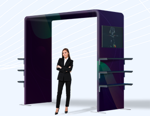 Transform Your Event with the Square Arch Display & TV Rack ...