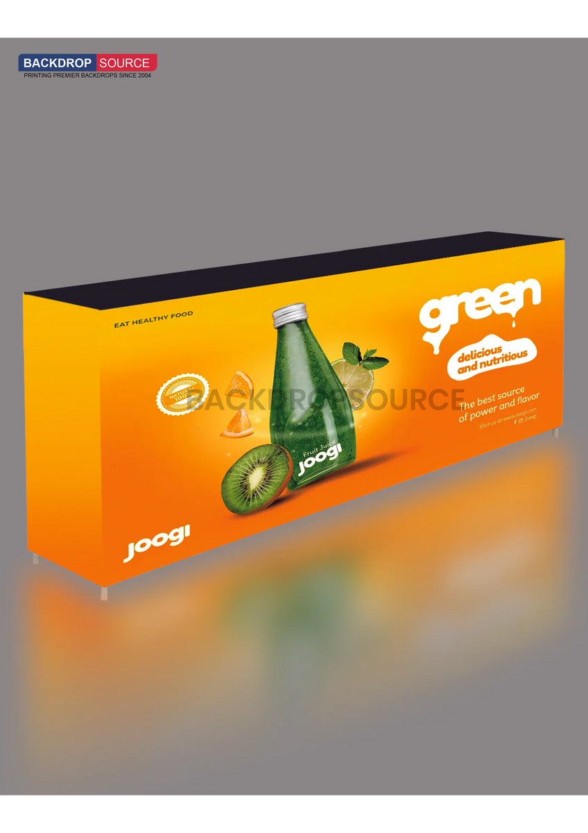 Backlit Fabric LED Counter Display – Podium Booth Canada ...