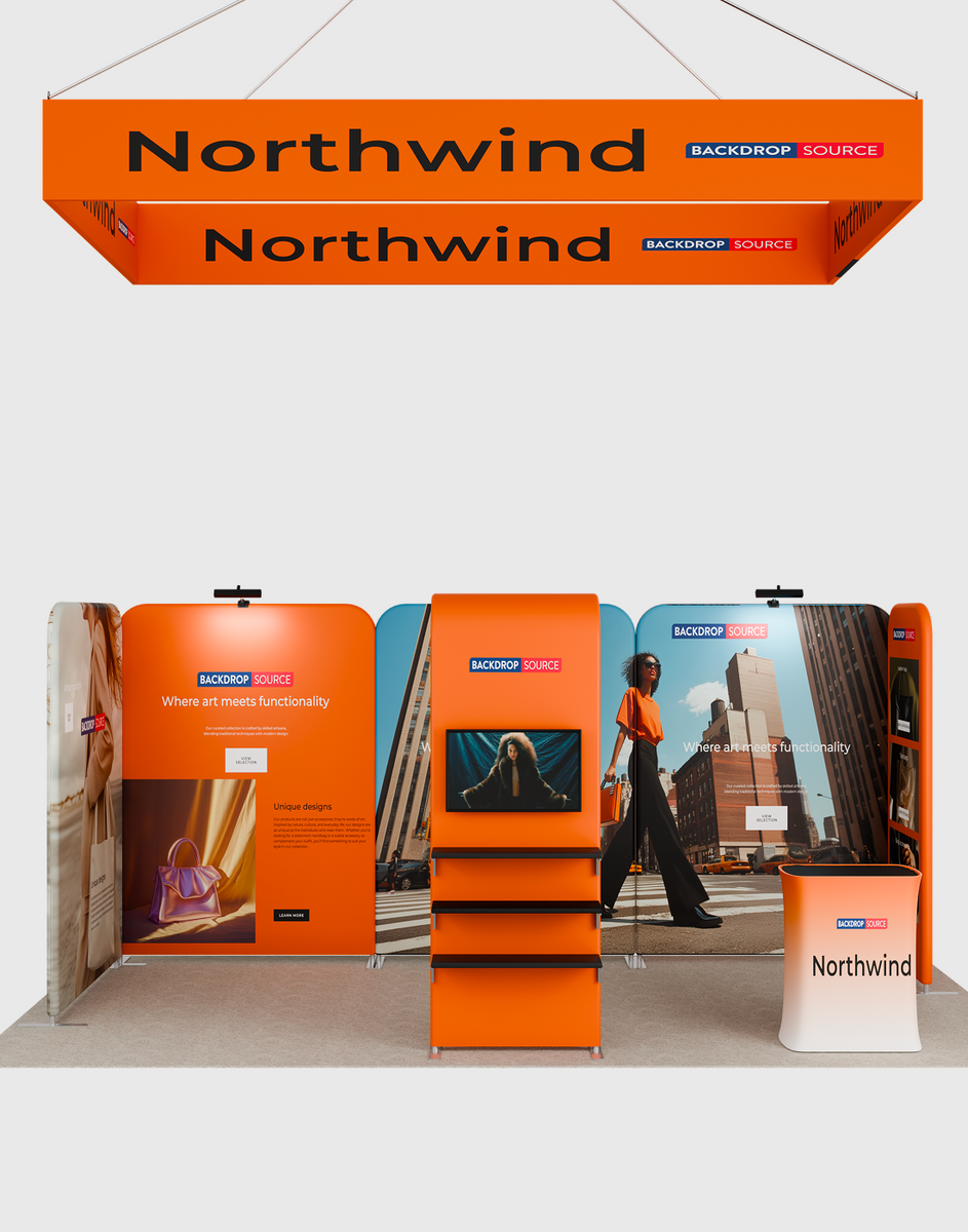 10x20 Portable Exhibit Display – Model 13 | Trade Show Display Canada ...