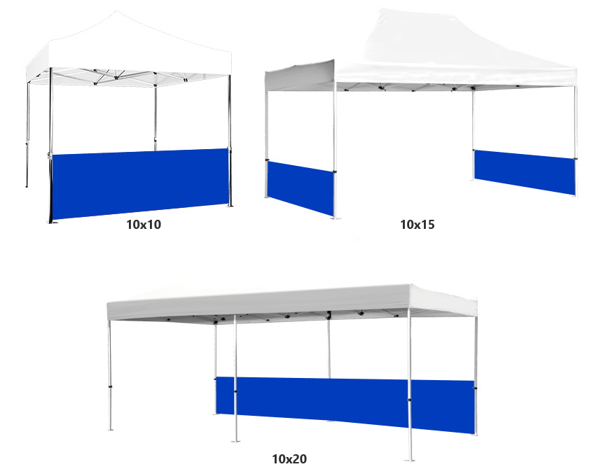 Half Wall Support Pole | Canopy & Booth Sidewall Support Canada ...