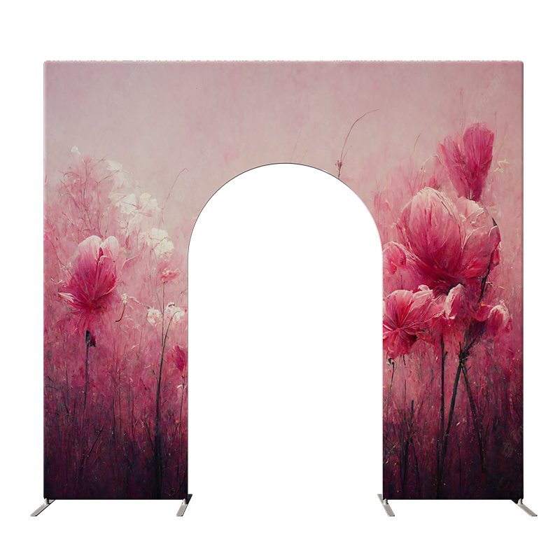 Welcome Arch Stand | Print Your Own Design – Backdropsource Canada
