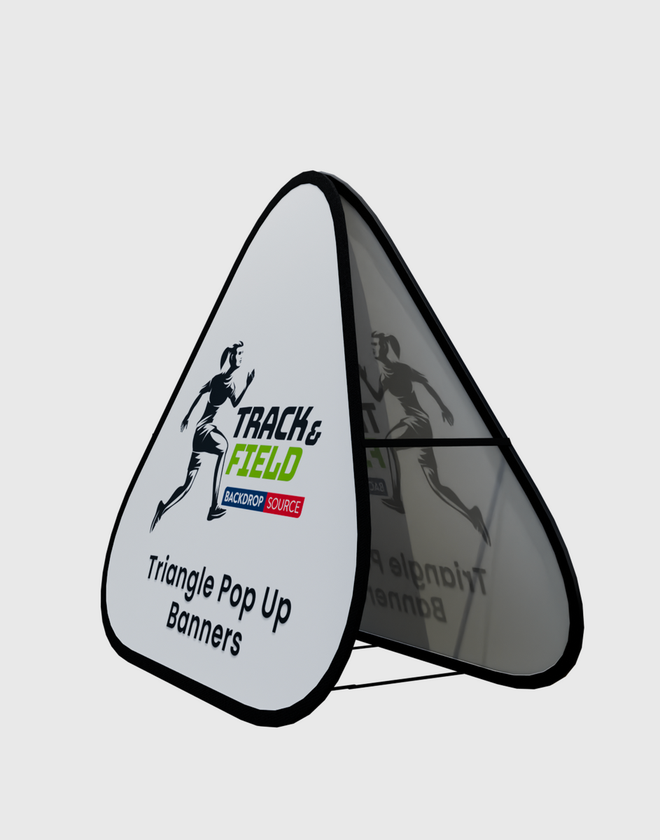 Triangle Pop Up Banners Canada | Double Sided Event Displays ...
