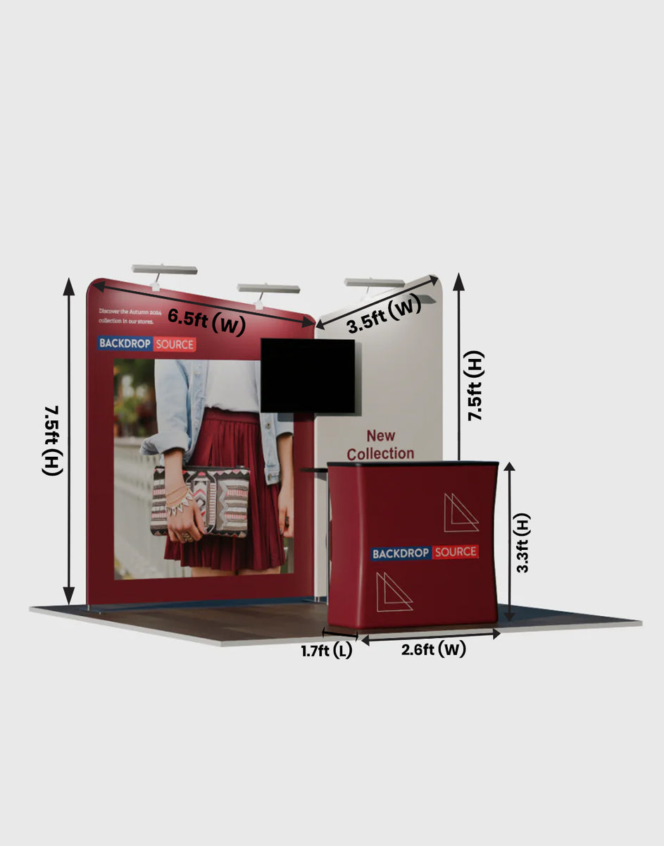 Inclined Exhibition Kit for 10ft Booths | Trade Show Canada ...