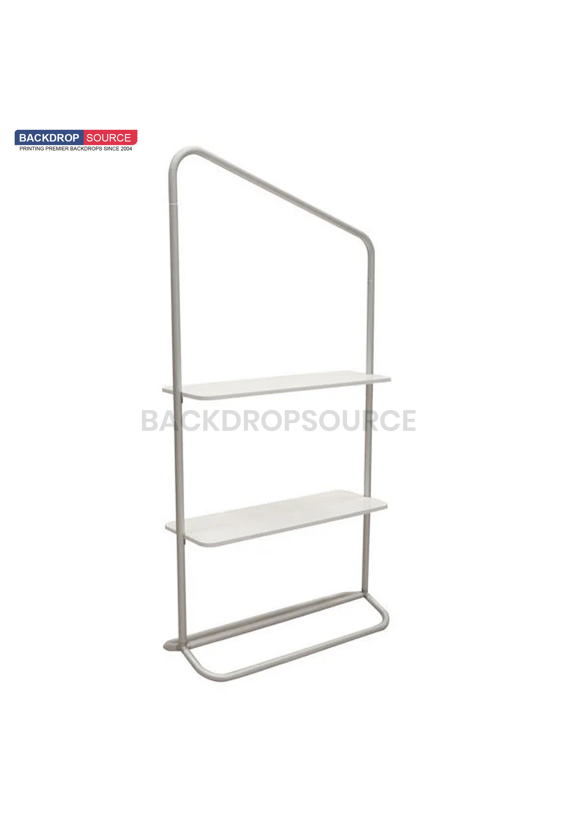 Inclined Display Wall with Shelves Canada | Trade Show Display ...