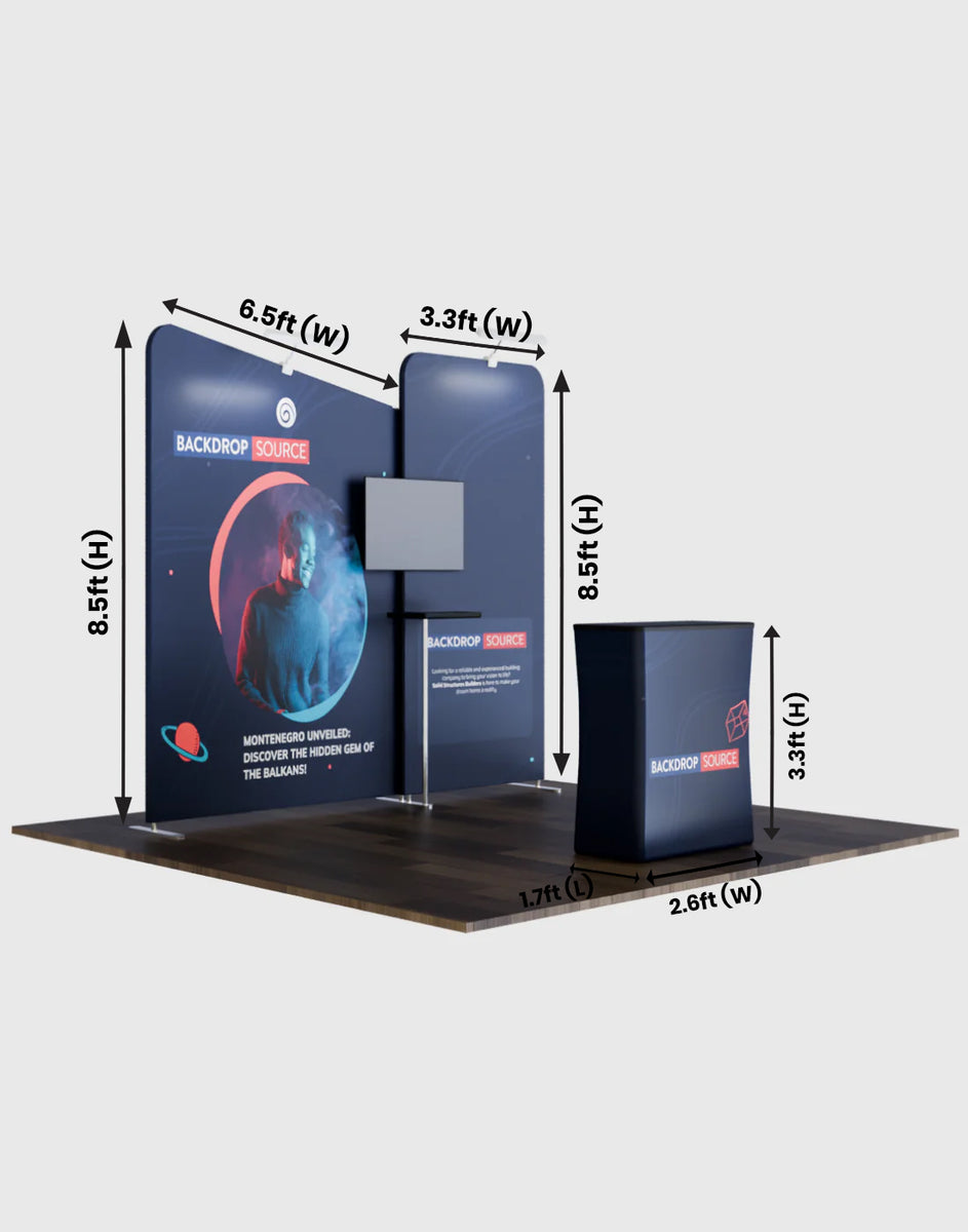 Portable 10ft x 10ft Exhibit Display – Model 7 | Canada ...