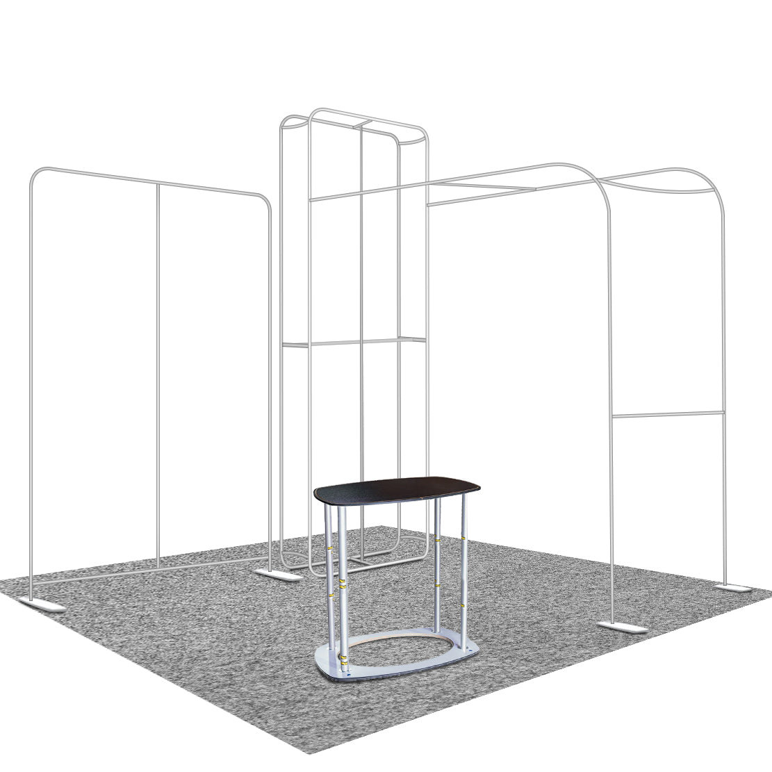 10ft W Premium Modular L Arch TV Display Exhibition Booth ...