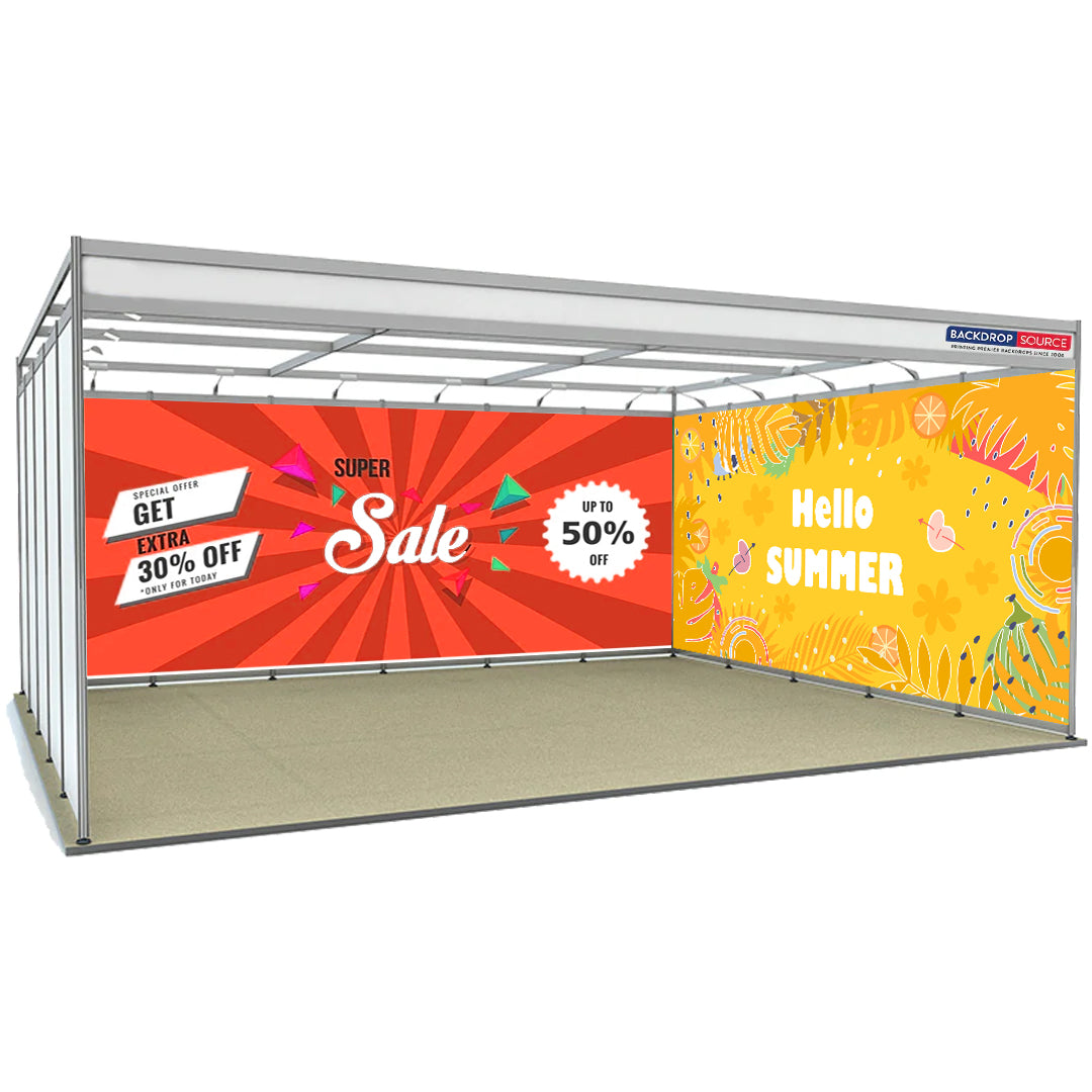Shell Scheme Exhibition Graphics ( Full Coverage Seamless ...