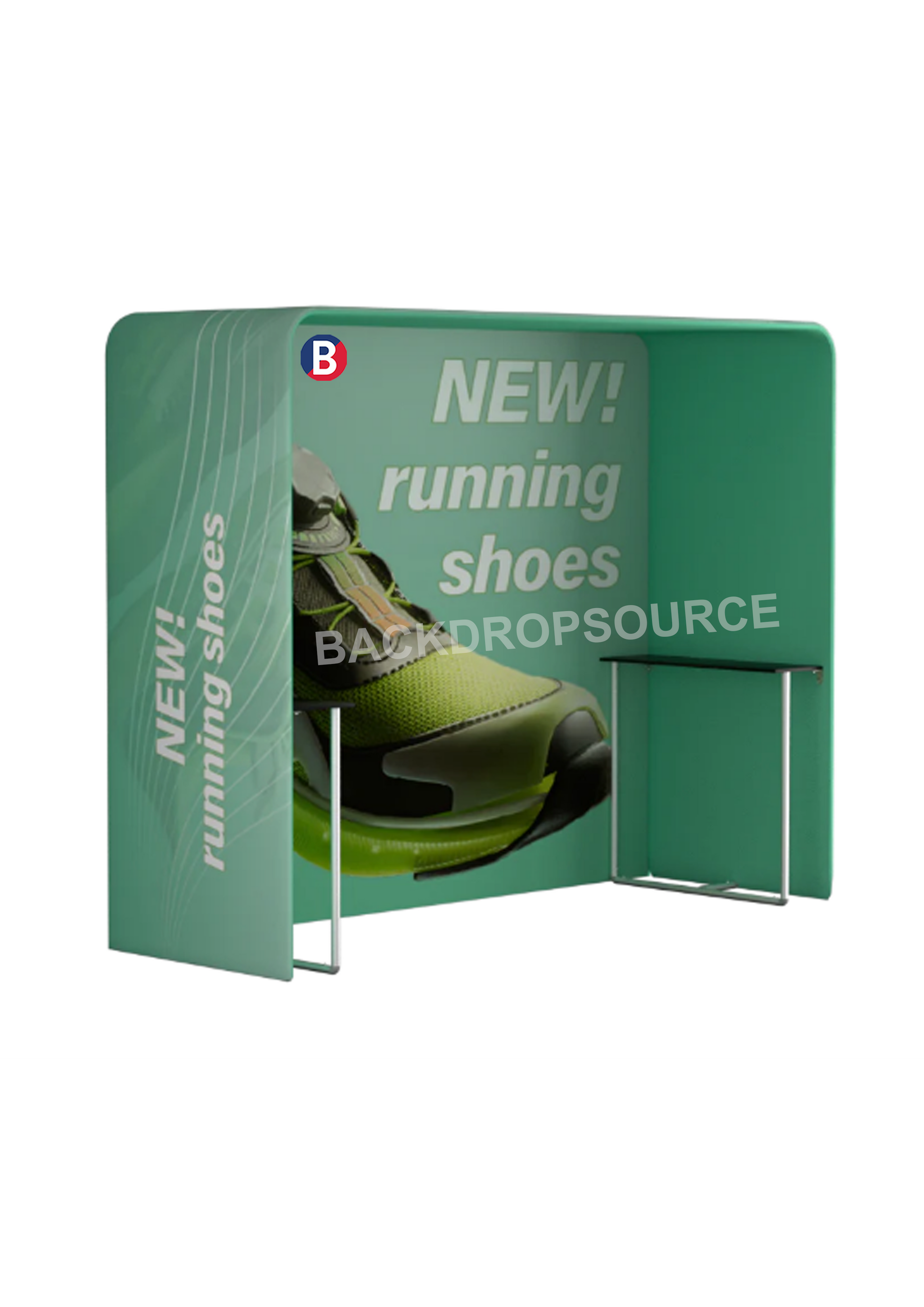 Square Shape Tension Fabric Display Arch With Header | Trade Show Stand ...