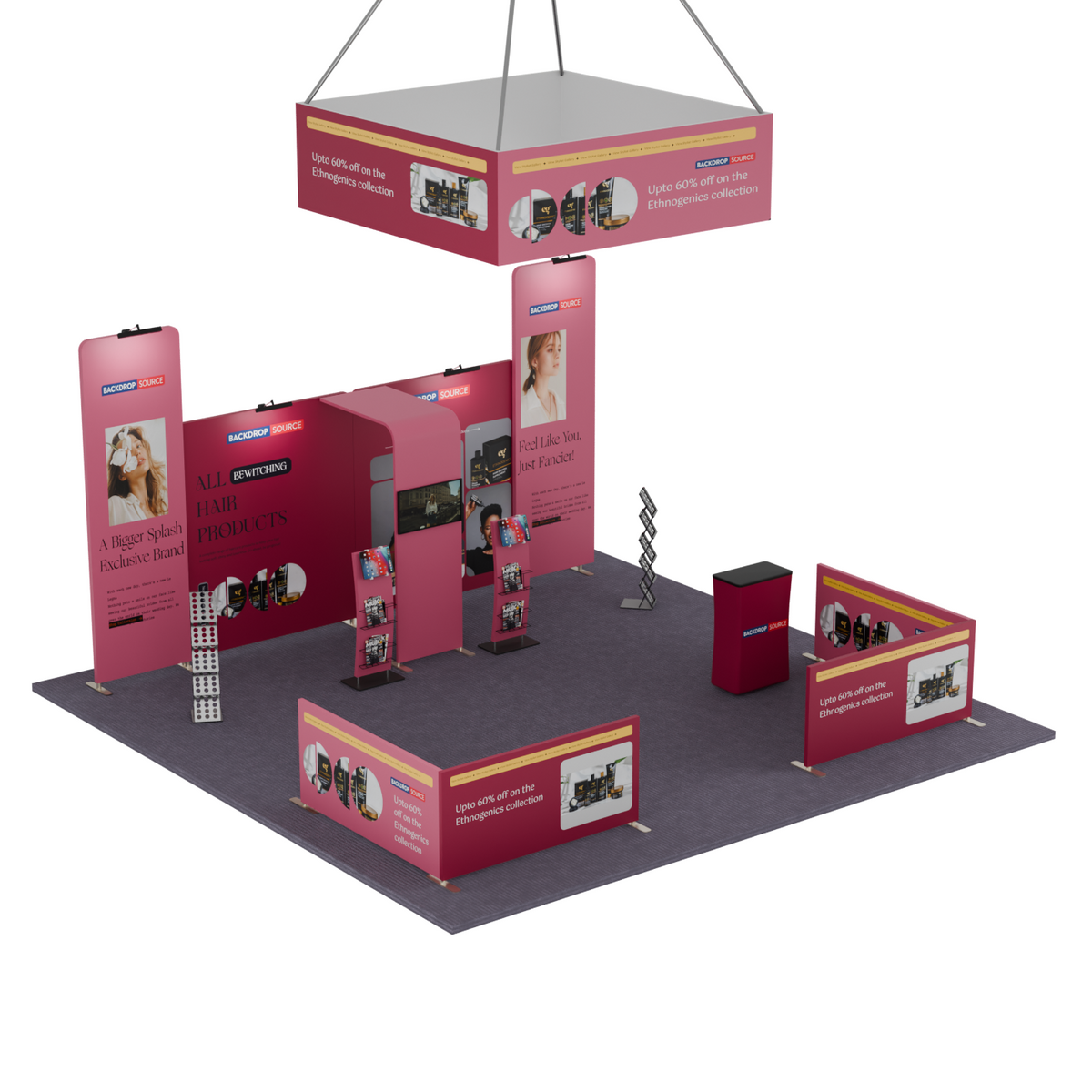 20x20 Modular Booth Kit – Model 07 | Custom Trade Show Booth Canada ...