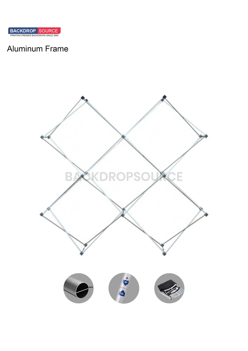 X Pop-Up GeoMetrix Grid Display | Trade Show Stand Canada ...