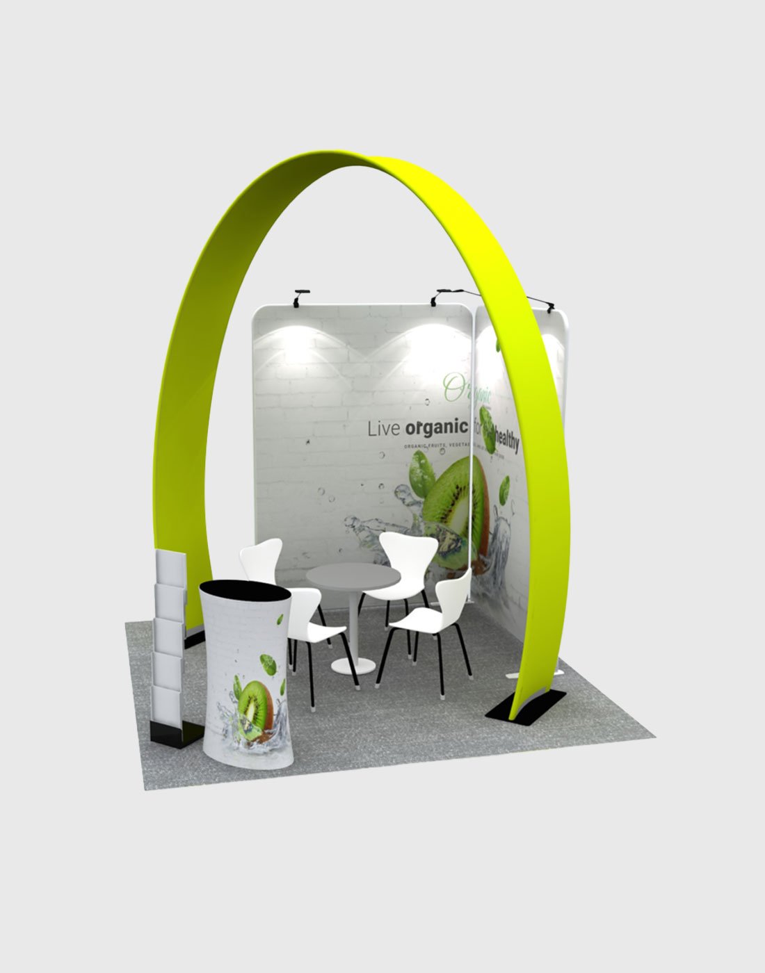 Modular Horseshoe Arch Exhibition Display Booth Kit – Backdropsource Canada