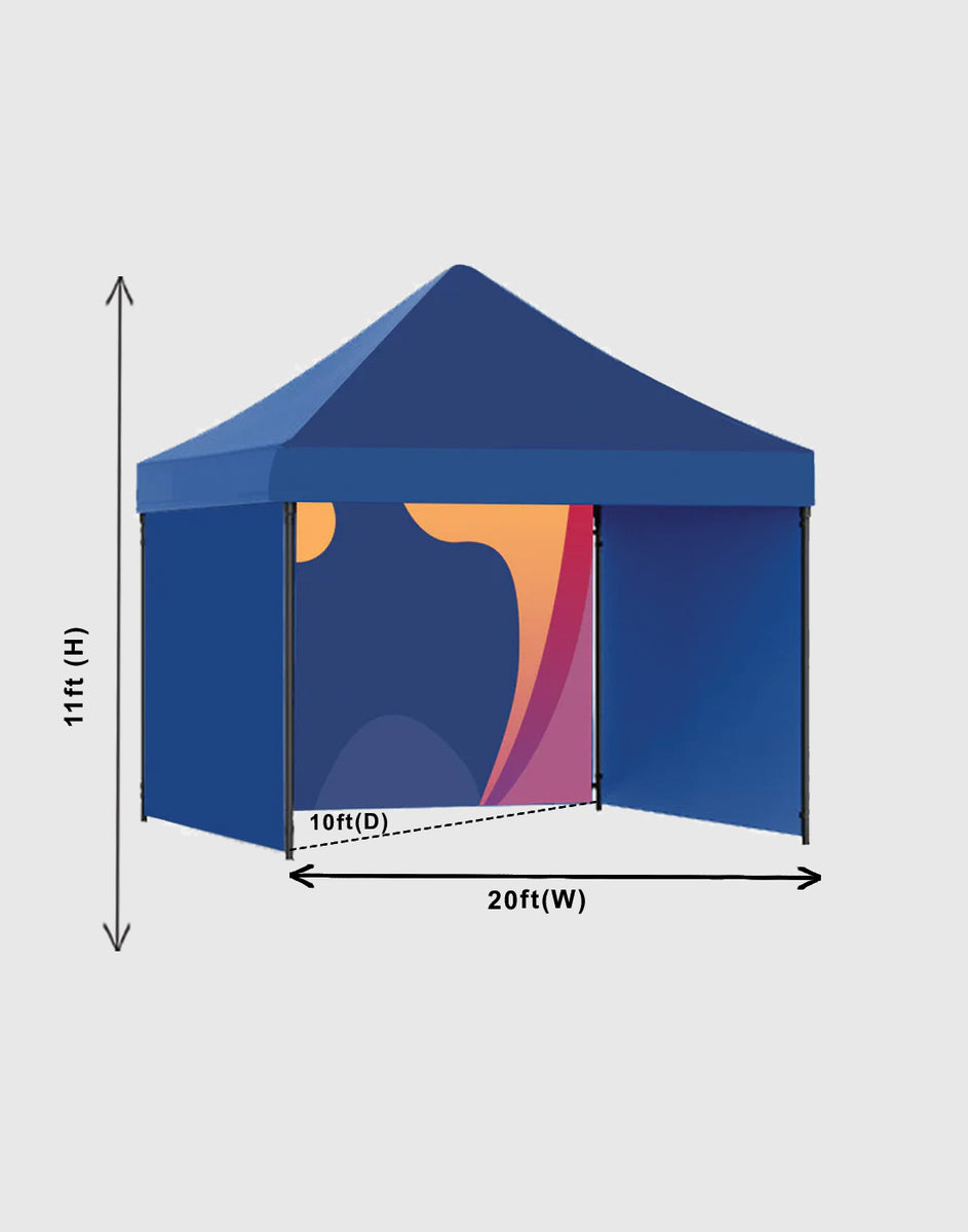 Heavy Duty Custom Canopy Tent 20ft x 10ft | Outdoor Event Tent Canada ...