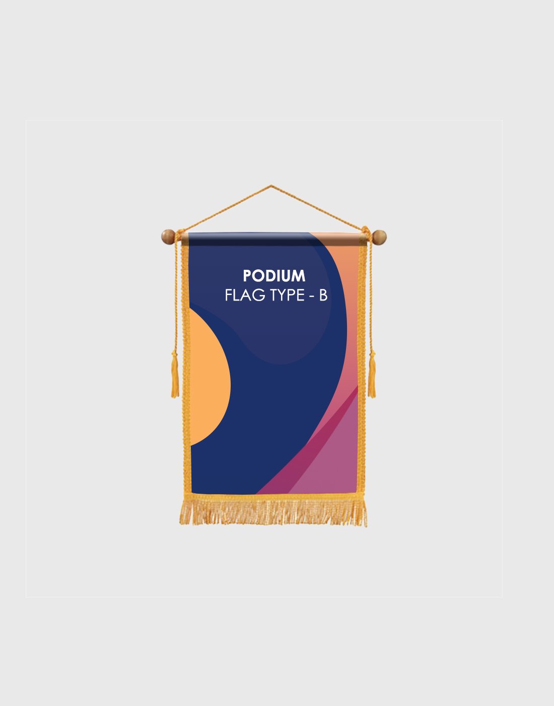 Custom Podium Banner | Lectern Banners Flags – Backdropsource Canada